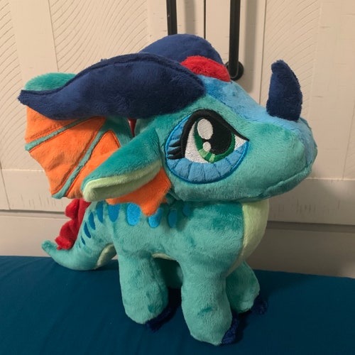 Wings of Fire Dragon Castom Plush Toy Rainwing - Etsy