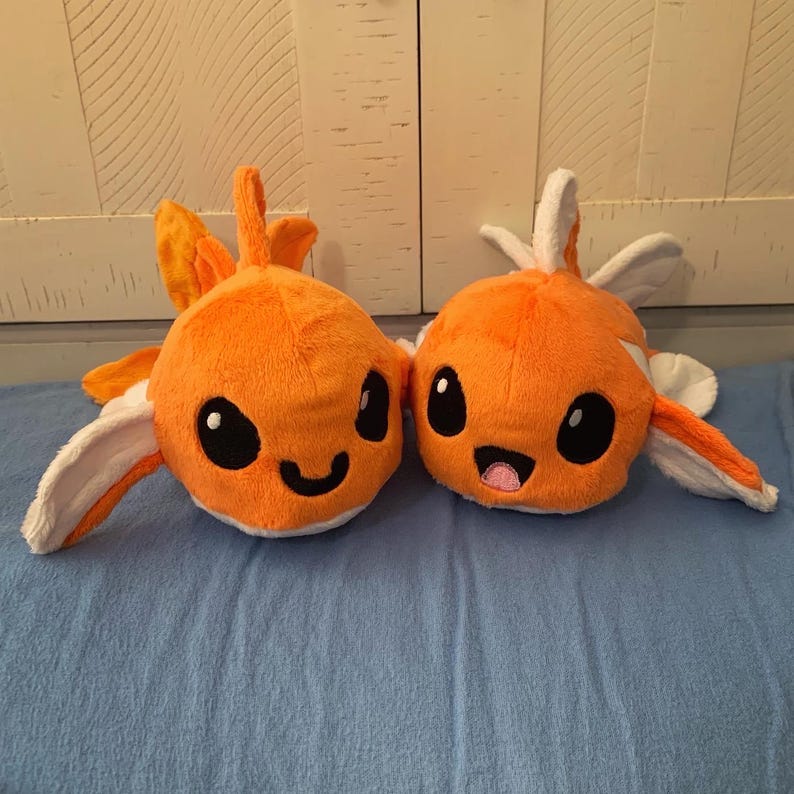 Custom Chibi Goldfish Pet Replica/memorial Plushie - 8-10” - Etsy