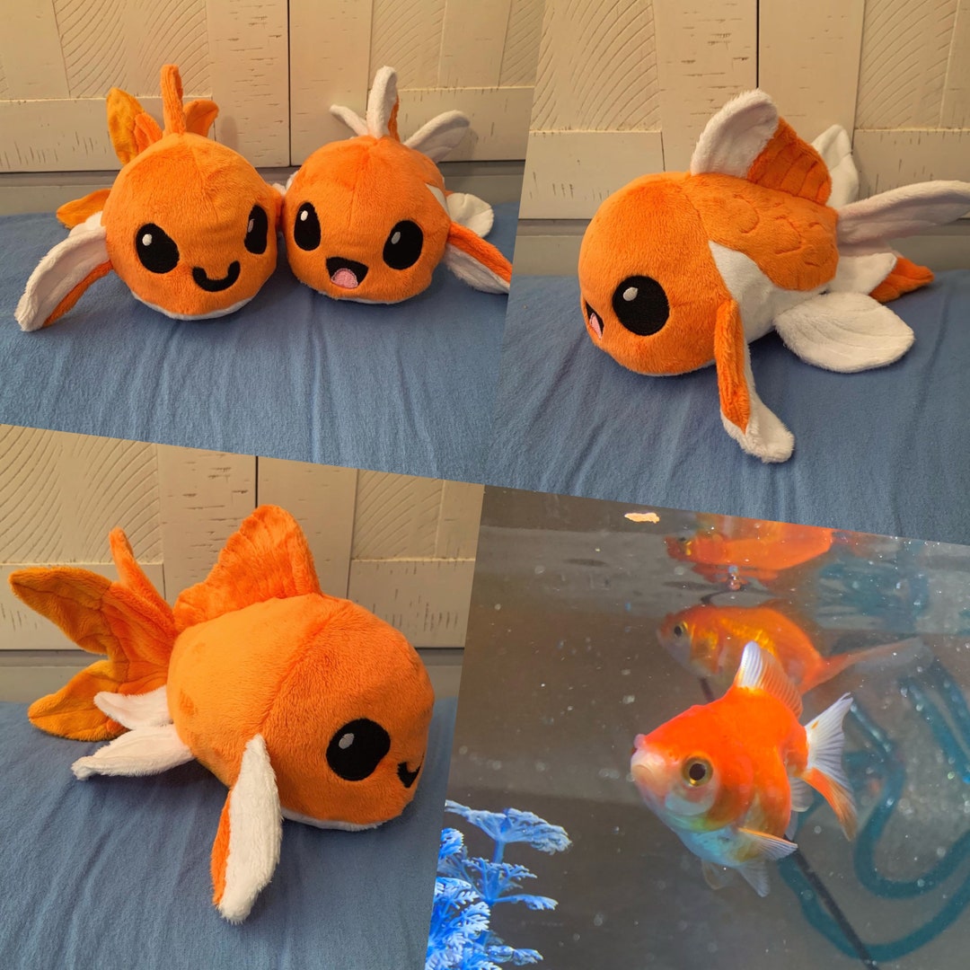 Custom Chibi Goldfish Pet Replica/memorial Plushie - Etsy