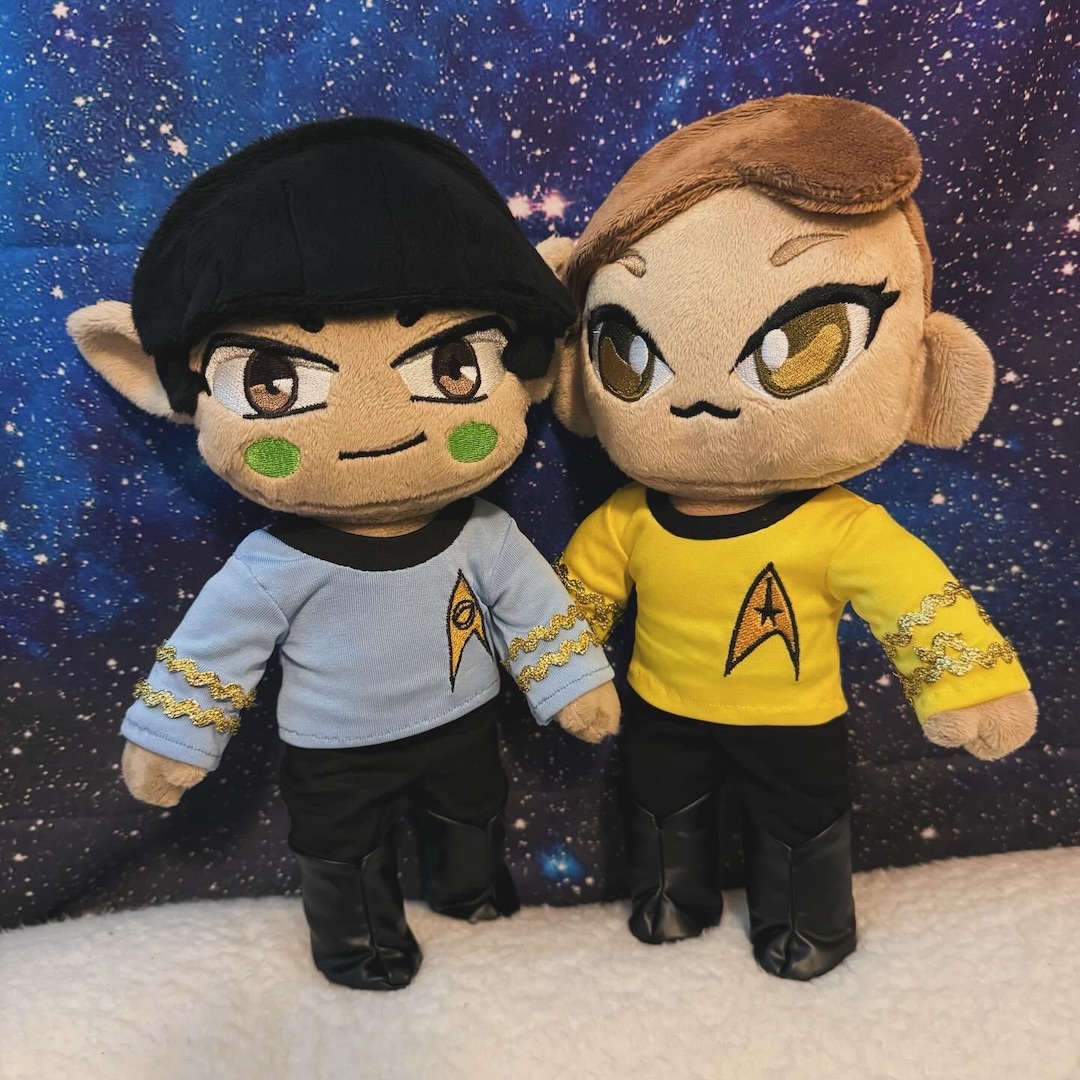 Custom Star Trek Character Chibi Doll Plushie - 10” - Etsy