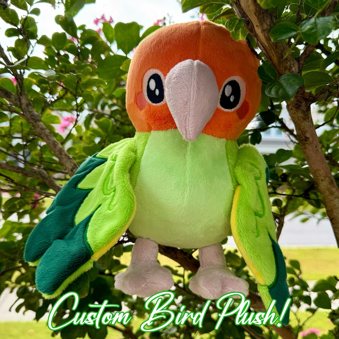 Custom Bird Plushie - Etsy