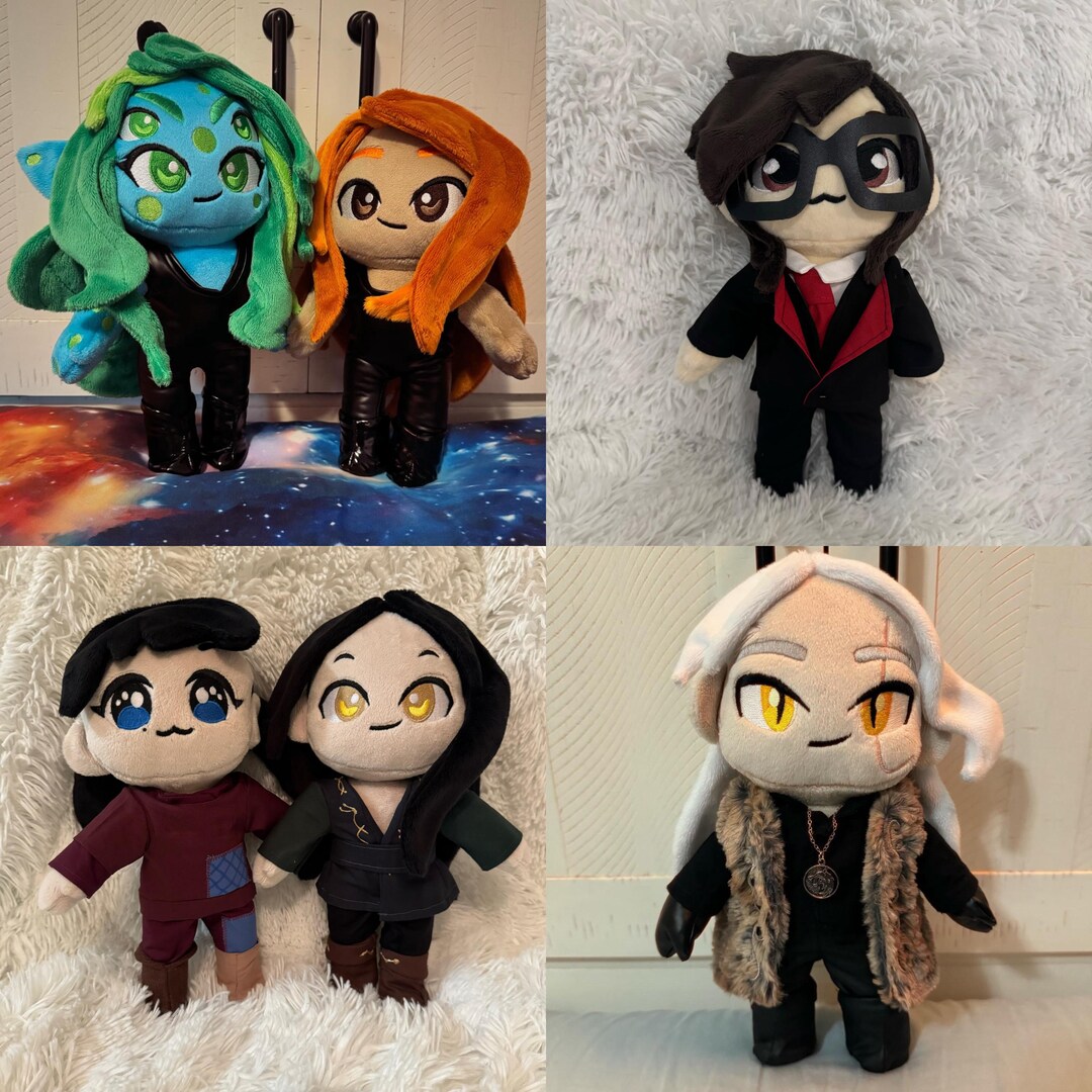 Custom Chibi Doll Plushie With Outfit - Etsy
