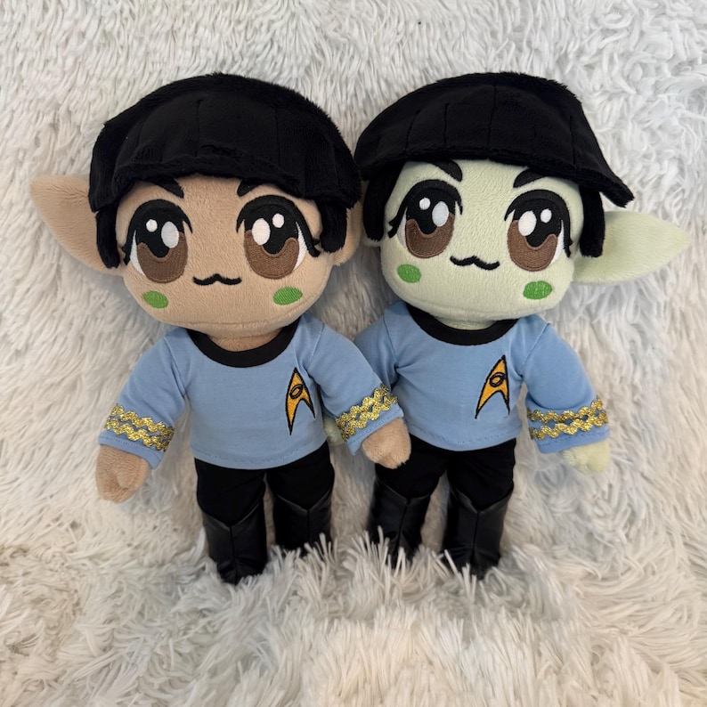 Custom Star Trek Character Chibi Doll Plushie - 10” - Etsy