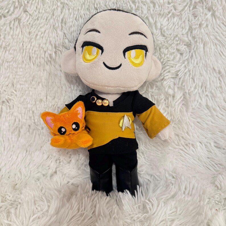 Custom Star Trek Character Chibi Doll Plushie - 10” - Etsy