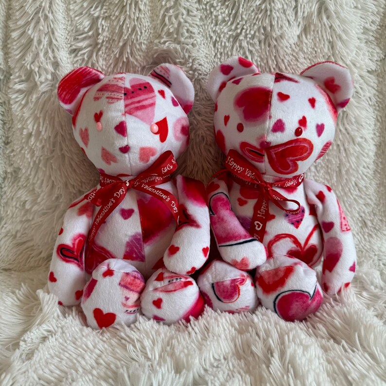 Valentine Teddy Bears - Etsy