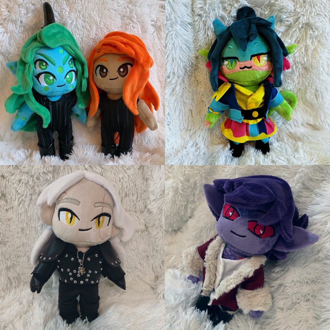 Custom Chibi Doll Plushie With Outfit - Etsy