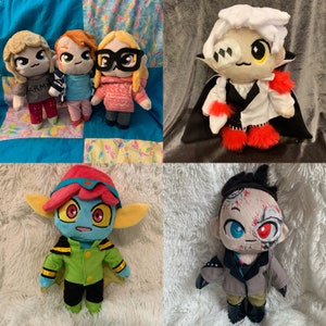 Custom Chibi Doll Plushie With Outfit - Etsy