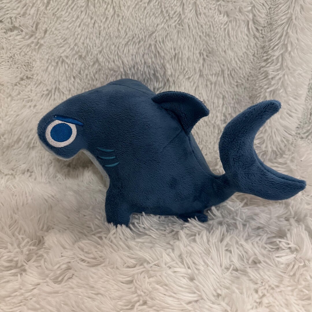 Dark Blue Hammerhead Shark Plushie - 9” - Etsy