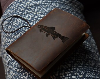 Leather Fishing Journal - Etsy