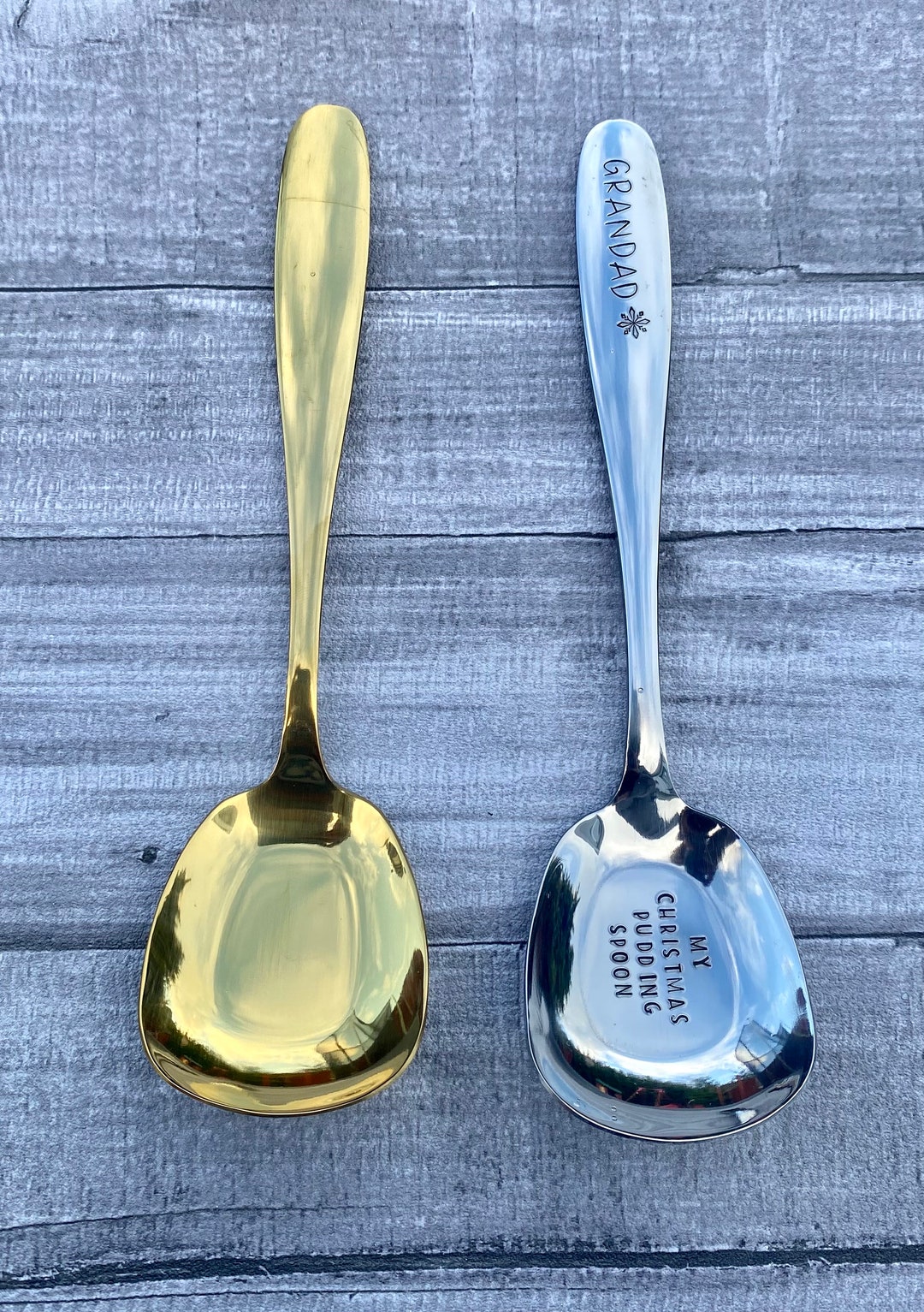 Christmas Pudding Spoon,christmas Spoon,xmas Eve Box, Personalised ...