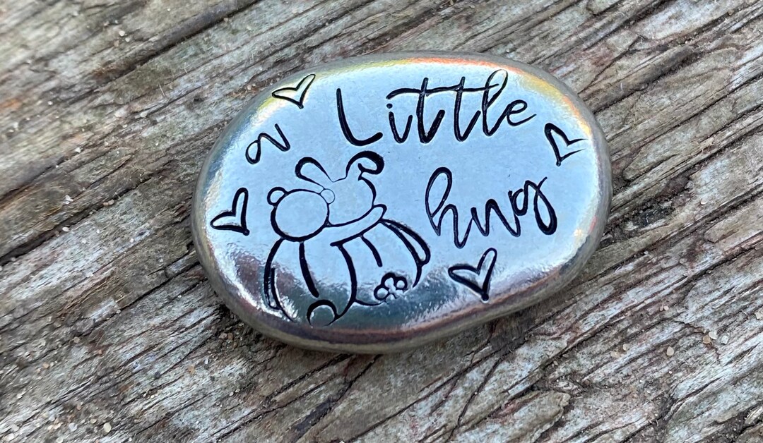 Pocket Hug, Pocket Pebble, Hug Gift, Pewter Pebble, Hand Made Gift ...