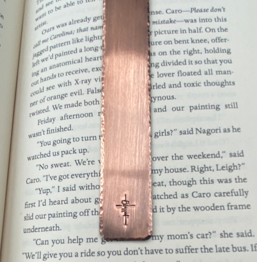 Copper Bookmark, Blessed, Bookmark for Men, Women, Bible Theme Gift - Etsy