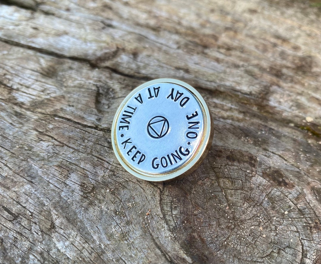 Pin Badge, Recovery Journey, Sobriety Gift, Soberversary, One Day at a ...