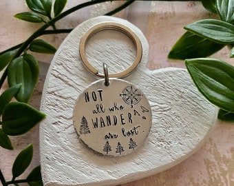 Not All Who Wander Are Lost Keychain - Etsy