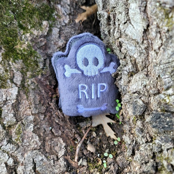 Stuffed Tombstone RIP Plush Headstone Gravestone Plush | Etsy