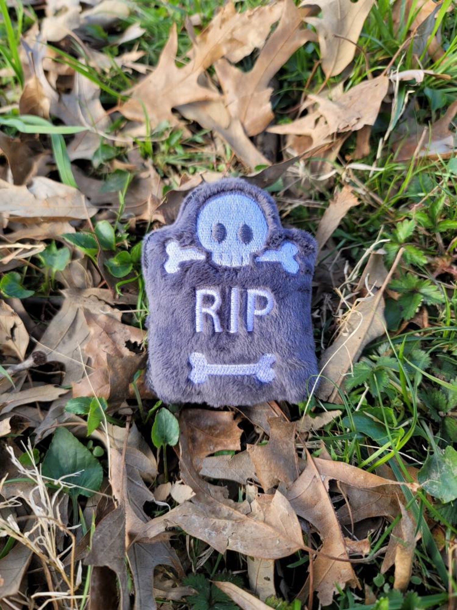 Stuffed Tombstone RIP Plush Headstone Gravestone Plush | Etsy