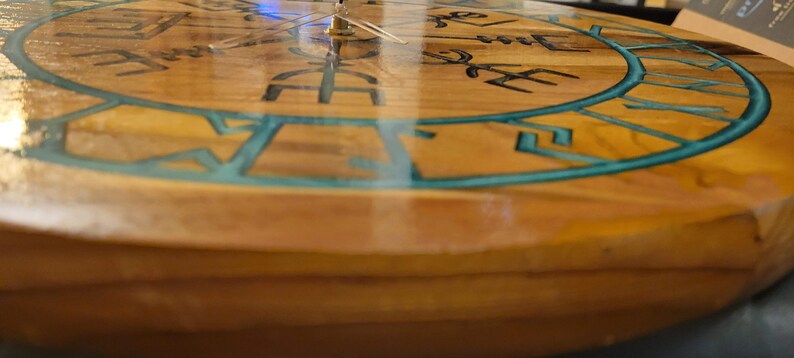 Viking Compass Runes Clock - Etsy