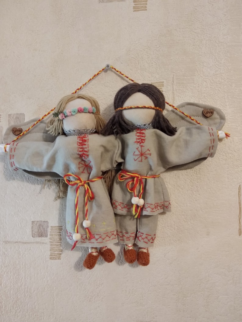 Motanka Doll. Slavic Doll Amulet. lovebirds - Etsy