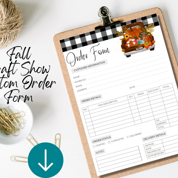 Custom Crochet Order Form - Etsy