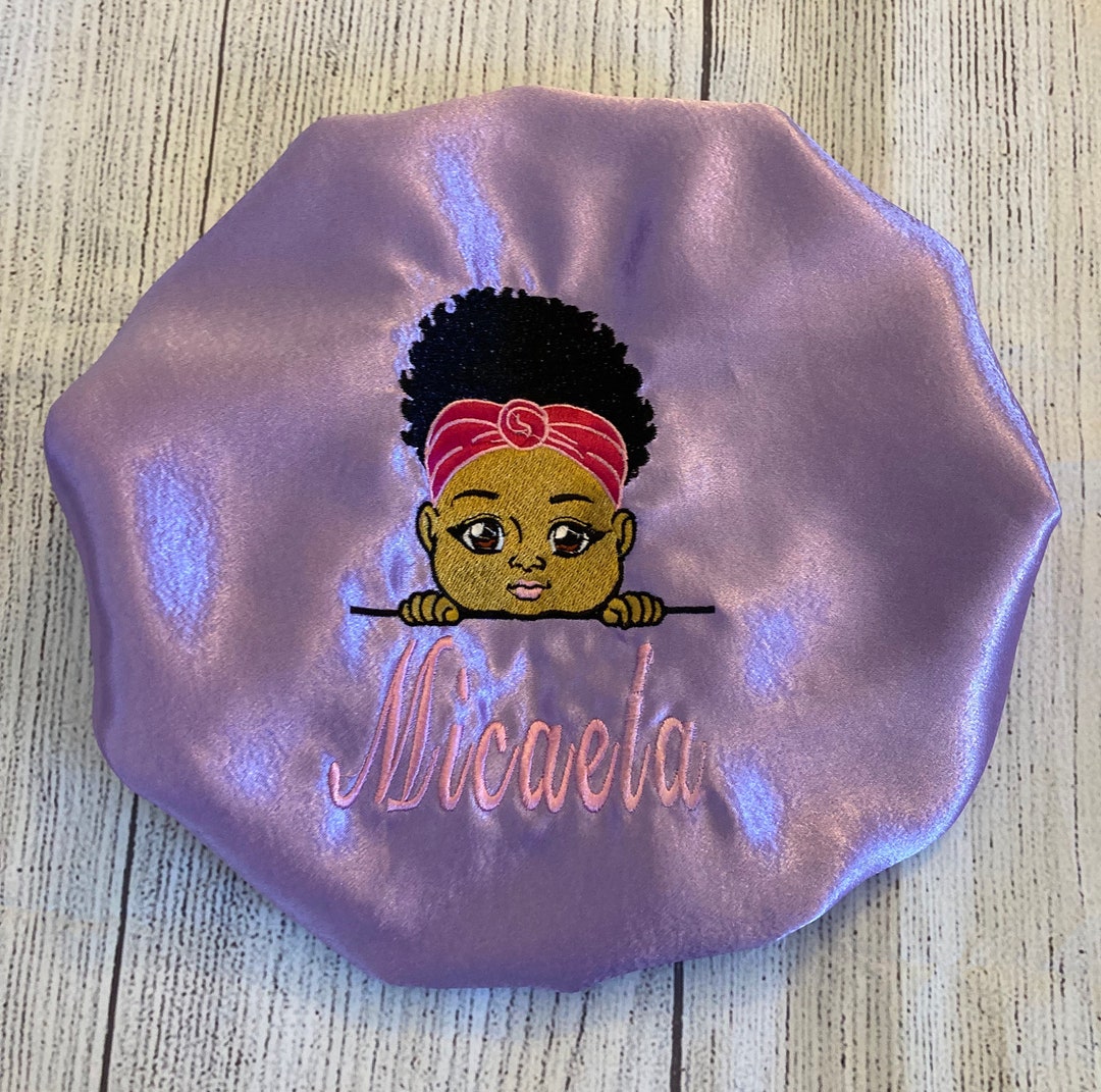Custom Baby/infant/toddler Bonnet/satin Lined/custom Sleep Cap/hair ...