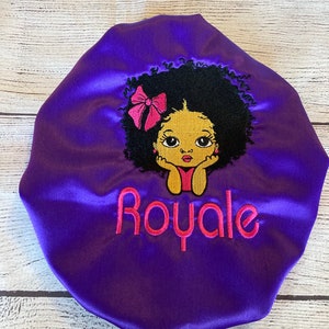 Adjustable Personalized Custom Hair Bonnets/satin Lined/kids/adult ...