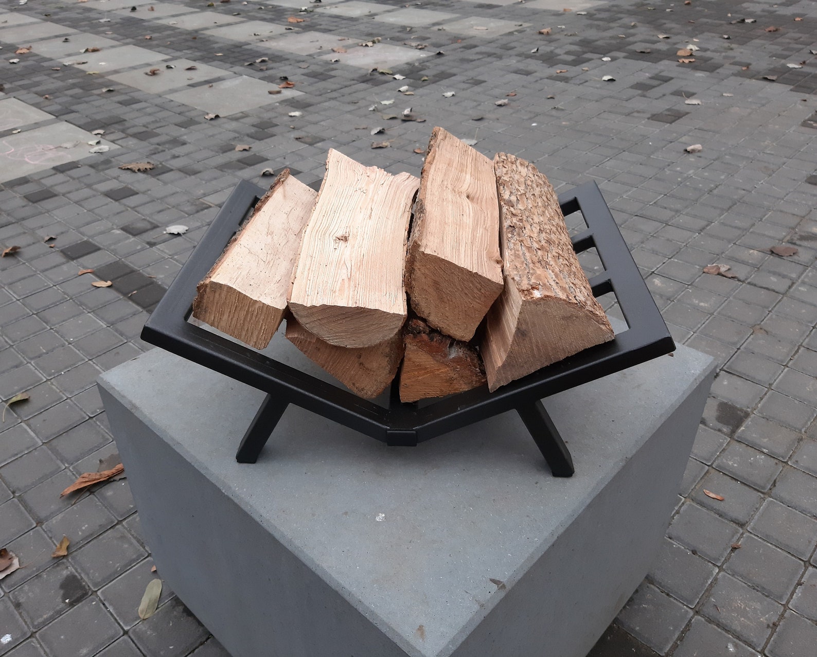 Fireplace Log Holder Iron Firewood Rack - Etsy