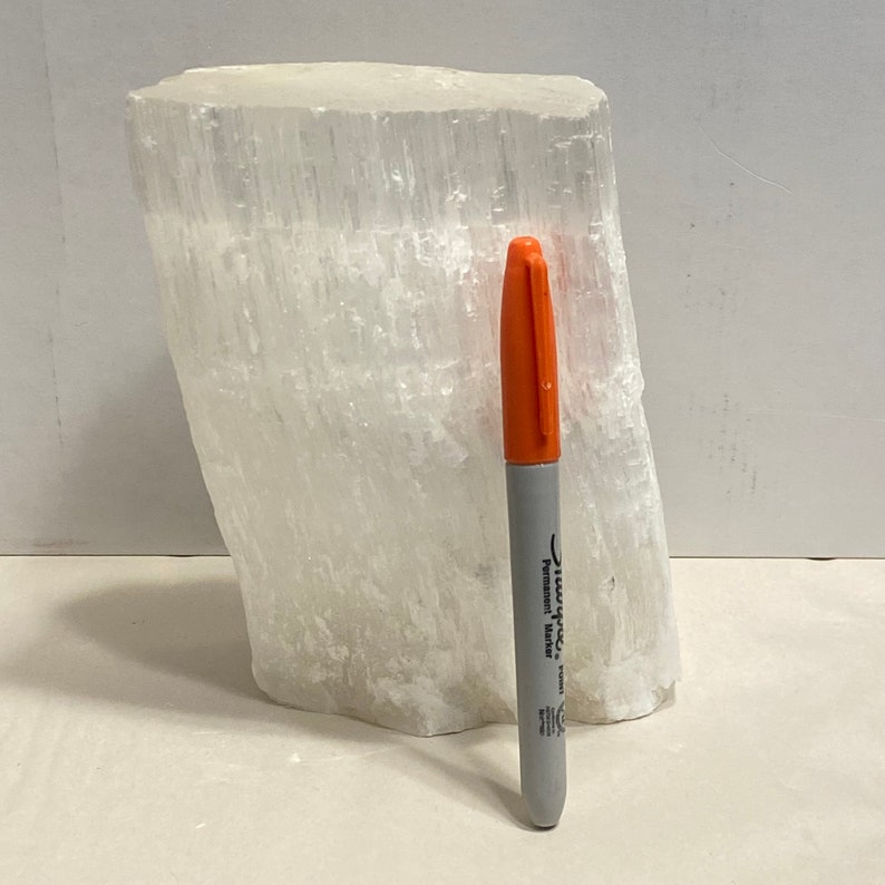 Huge Selenite Log Selenite Charging Slab Satin Spar XL Aura Cleansing ...