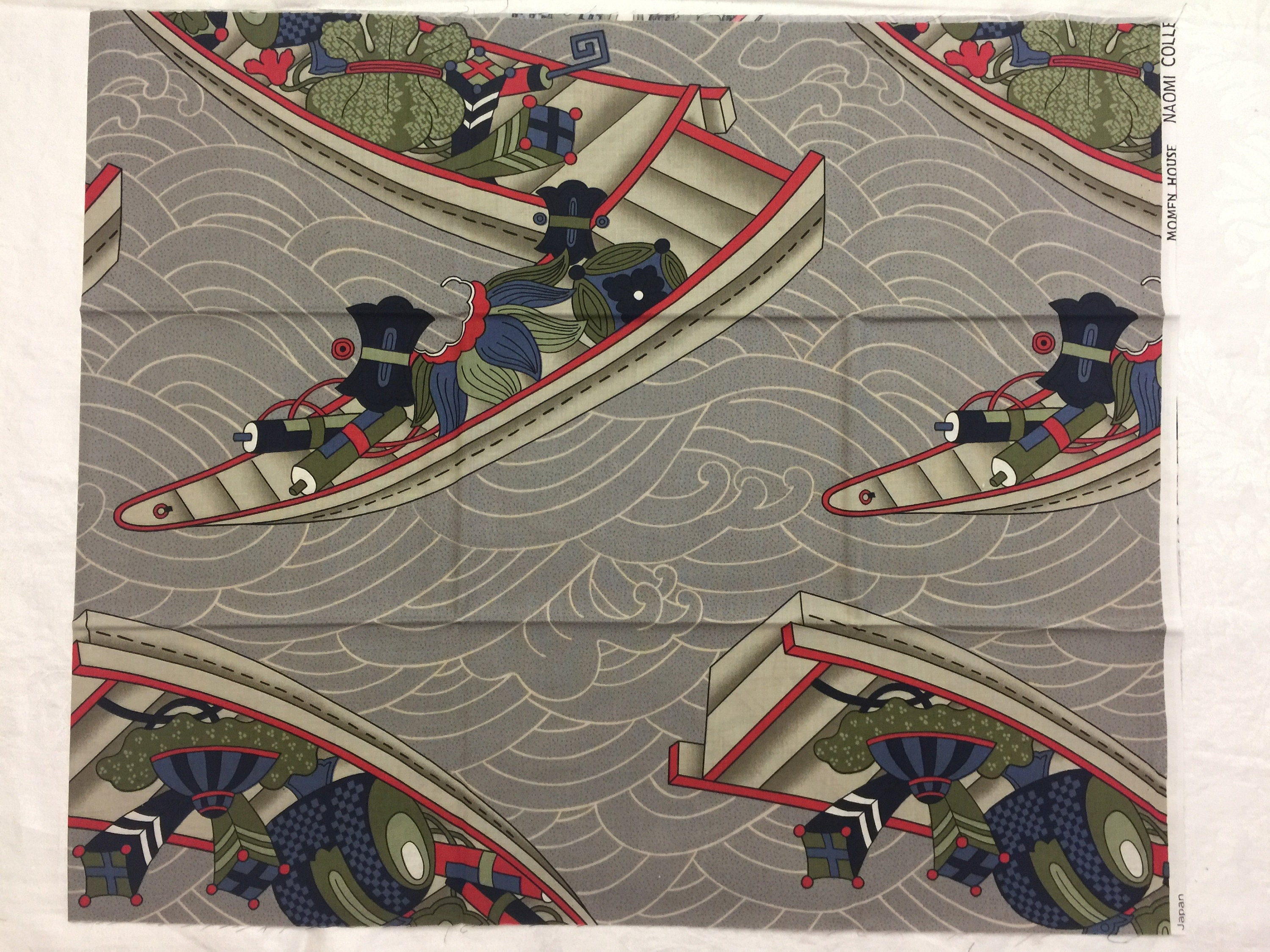 Japanese Water Scenes Boats Bridges Waves and People Bring a Joyful ...