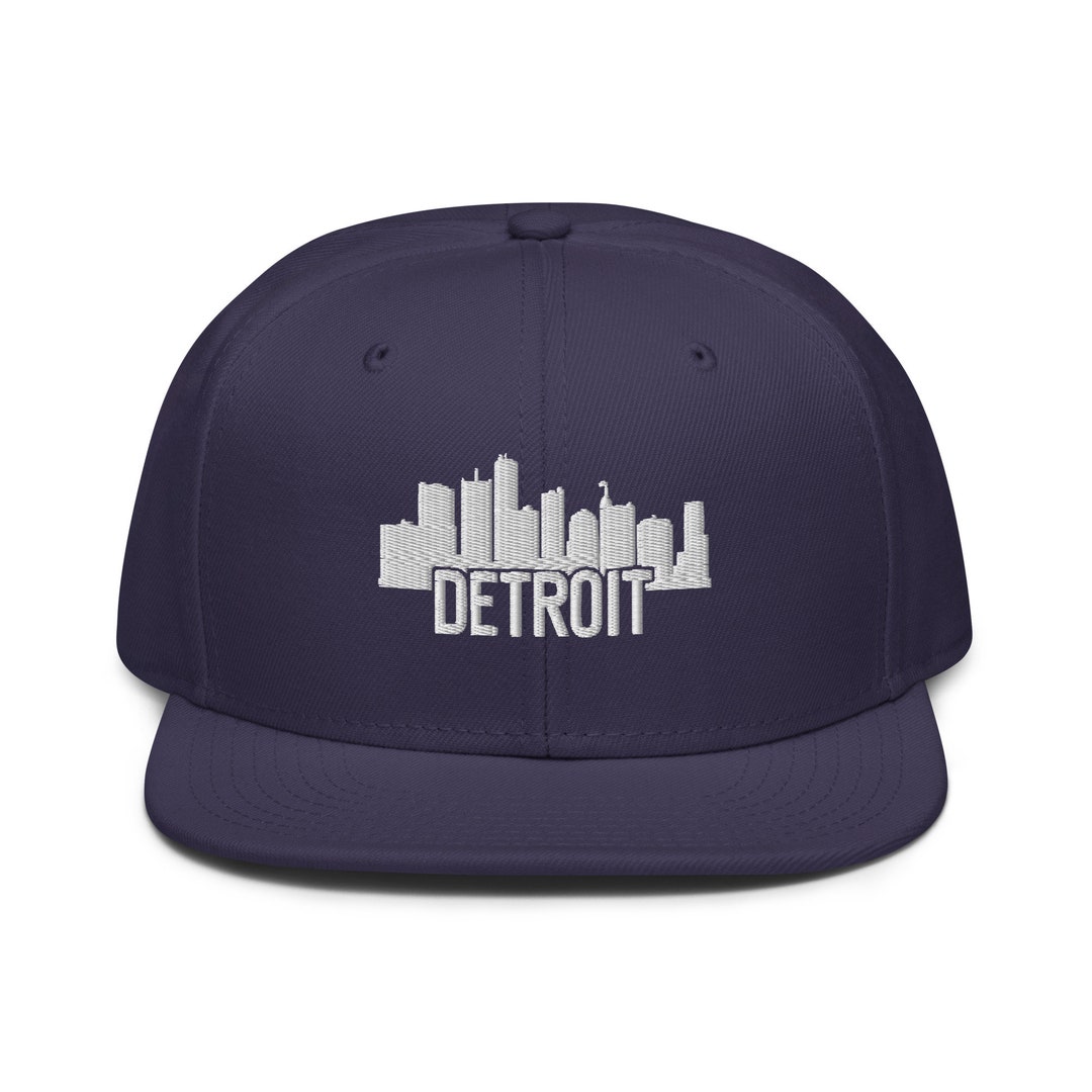 Detroit Skyline Embroidered Hat Detroit Sports Lions Tigers Red Wings ...