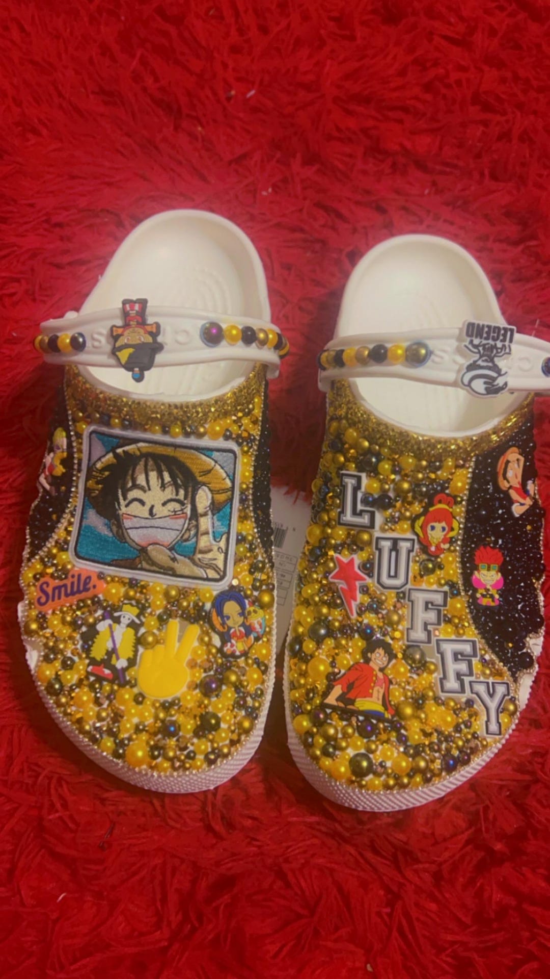 Custom Bling Crocs (luffy Crocs) - Etsy