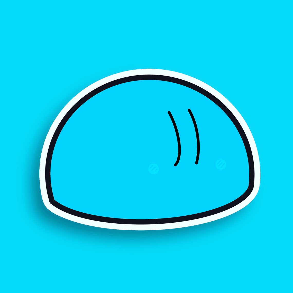 Blue Dango Sticker | Waterproof | Kawaii Stickers | Emotions |premium ...