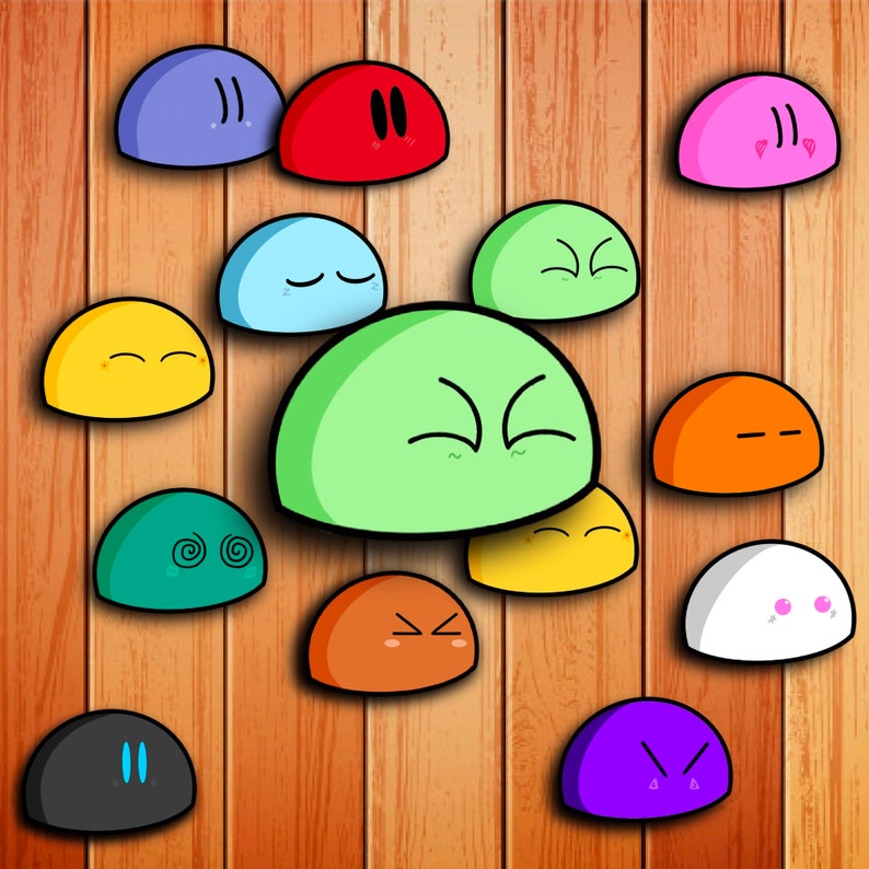 Disgusted Green Dango Sticker Waterproof Kawaii Stickers - Etsy