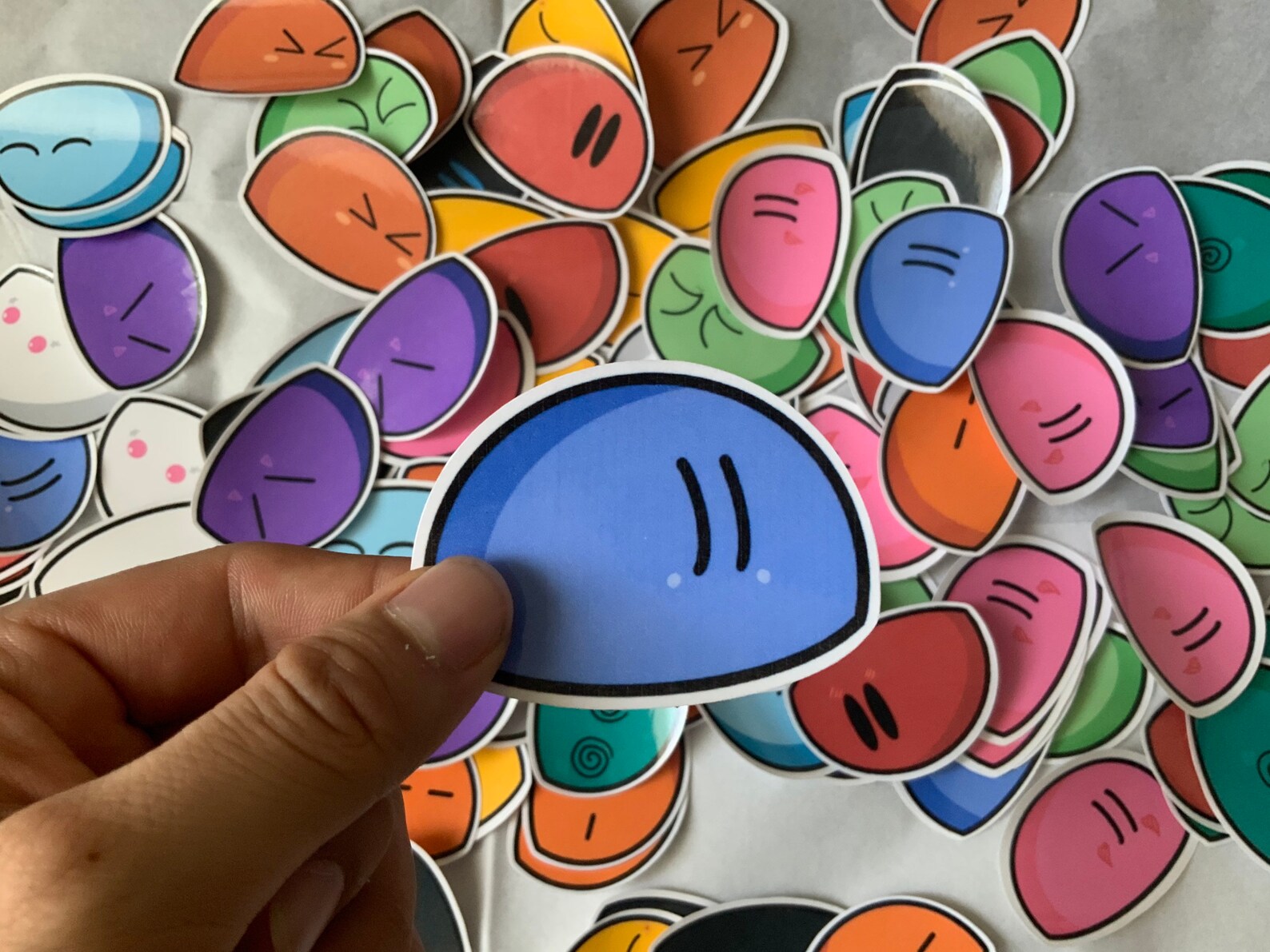 Blue Dango Sticker | Waterproof | Kawaii Stickers | Emotions |premium ...