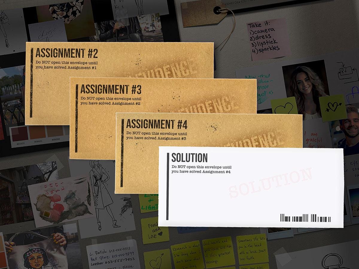 Physical Unsolved Cold Case Murder Mystery Game Kit | Realistic True ...