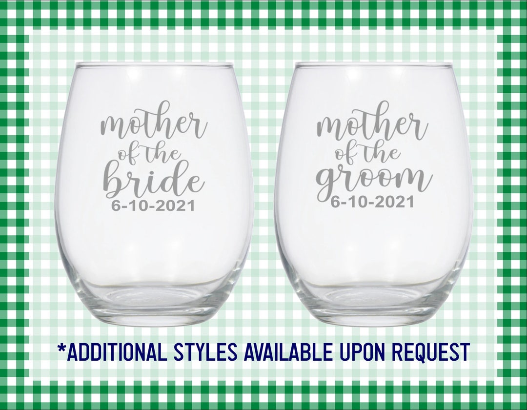 Mother of the Bride Glass Mother of the Groom Glass, Wedding Glass ...