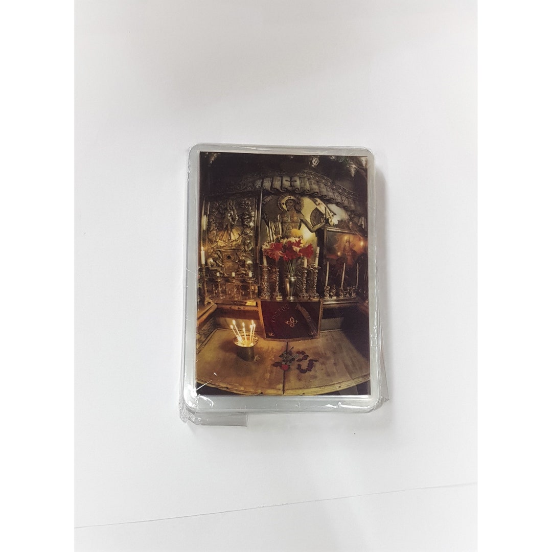 Jesus Christ's Tomb Icon Card - Plastic Icon Card - Orthodox Icon ...
