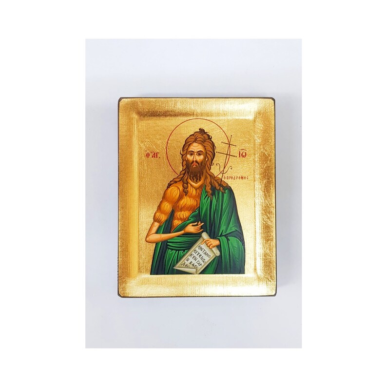 John the Baptist Orthodox Icon Handmade Serigraph Icon | Etsy
