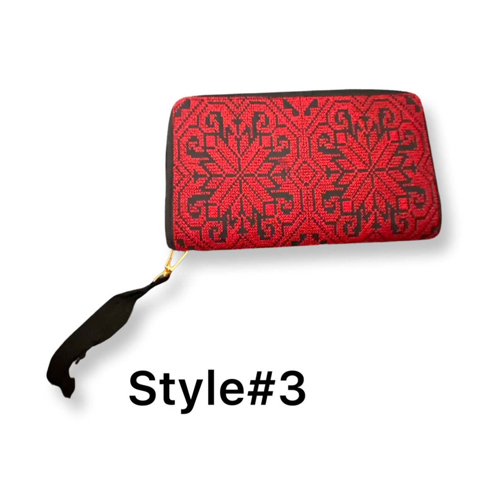 Palestinian Woven Purse Red Black Small Clutch Bag - Etsy