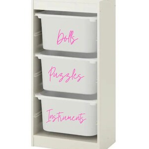 Ikea TROFAST Stickers Ikea TROFAST Labels Organised Toy - Etsy UK