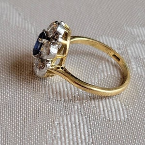 Layaway Available! Heirloom English Antique Art Deco Natural Sapphire ...