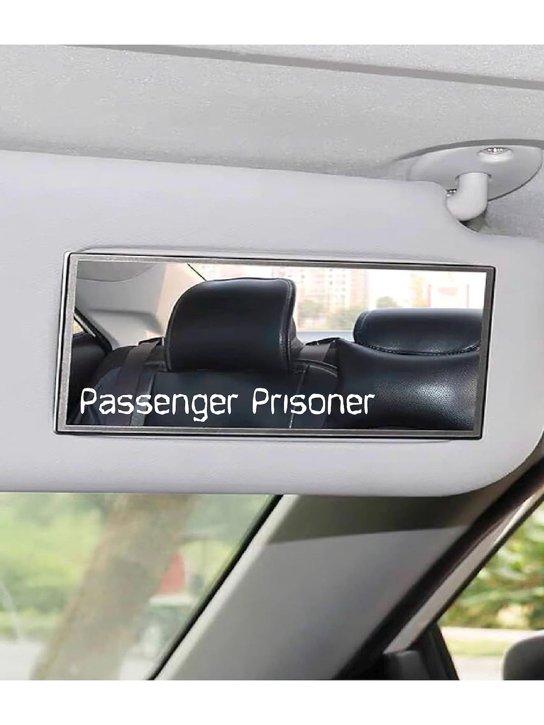 Passenger Prisoner Car Visor Sticker Vanity Mirror Car Sticker Vinyl ...