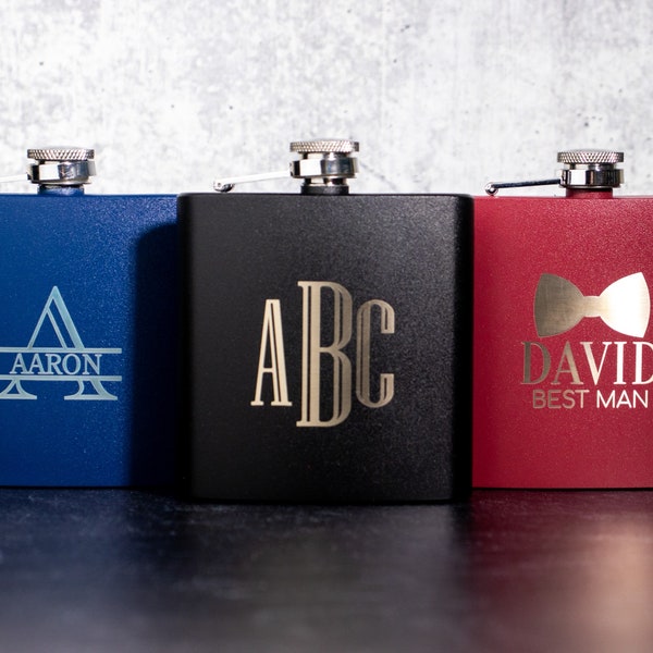 Personalized Flask - Etsy
