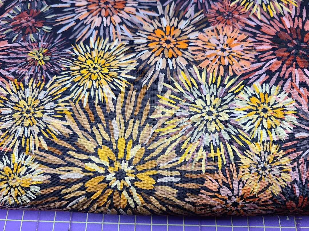 Keepsake Calico Fall Burst Cotton Fabric Quilting Crafting Masks Sewing ...