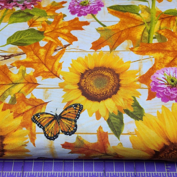 Henry Glass Autumn Fabric - Etsy