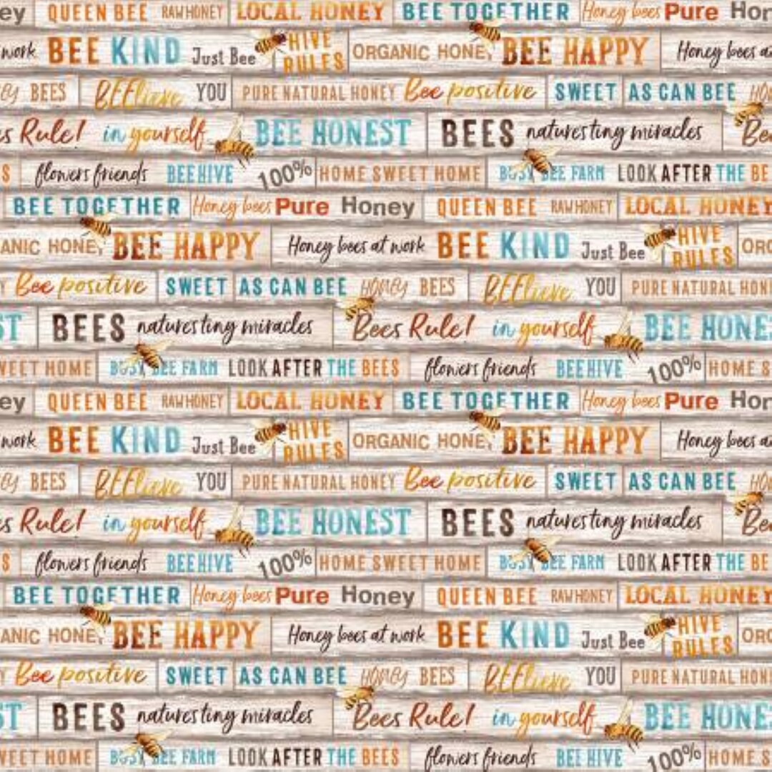Michael Miller Just Bee Words DCX11154 Multi Fabric Quilting Masks ...