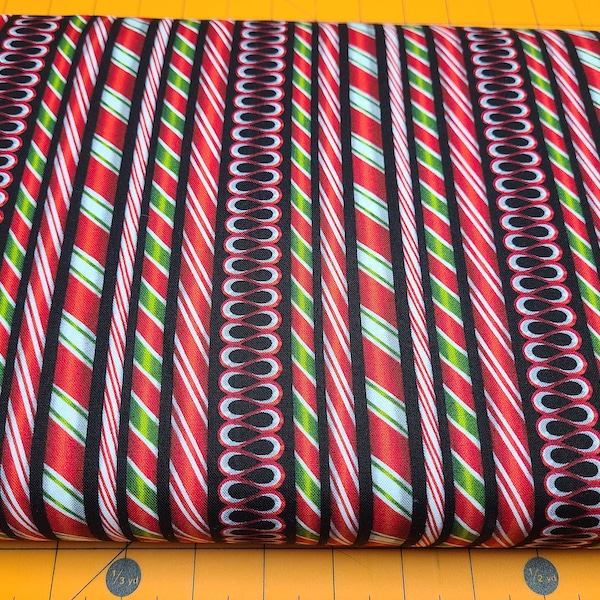 Candy Cane Fabric - Etsy