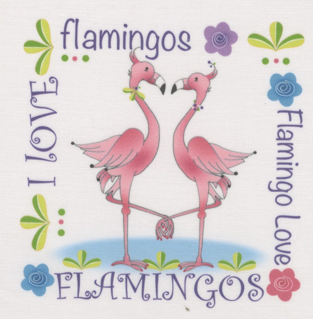 Jody Houghton Designs in Art Panel 6in Flamingos - Etsy