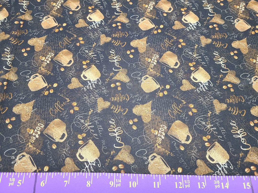 Michael Miller Pattern #CX-10135 Cafe Doodles Fabric Quilting Masks ...