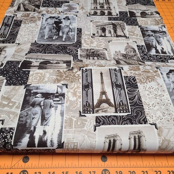 Paris Fabric - Etsy
