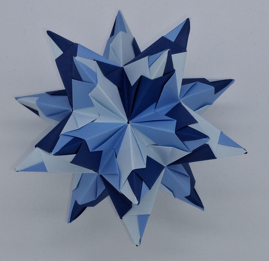 Star / Bascetta Star Tricolour in Shades of Blue - Etsy